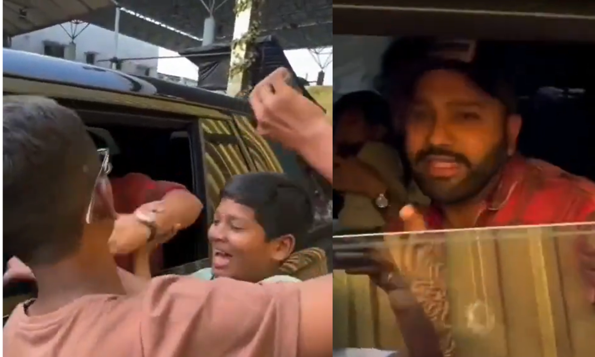 फैंस की हरकत से नाराज़ हुए Rohit Sharma, गुस्से में आए हिटमैन का ...